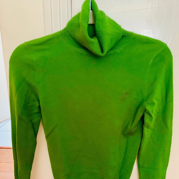 Esprit | Sweaters | Vintage Cashmere Look Turtleneck Top Moss Green ...